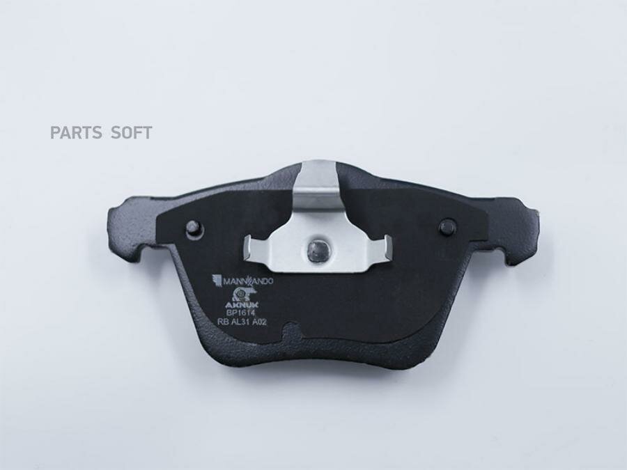 BP1614 AKNUK Колодки тормозные дисковые передние AKNUK VOLVO XC90 I (275), 06/02 - (аналог TRW GDB1565) BP1614