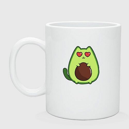 Avo cat o влюбился Керамическая кружка