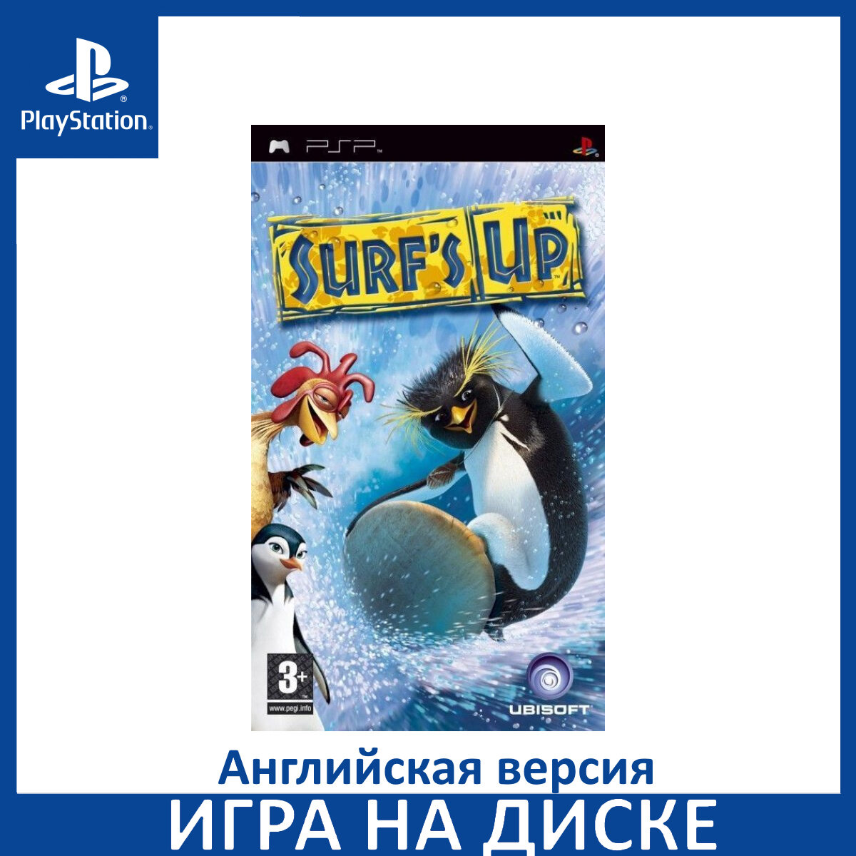Игра Surf's Up (Лови волну!)PSP Английский язык Диск на PlayStation Portable