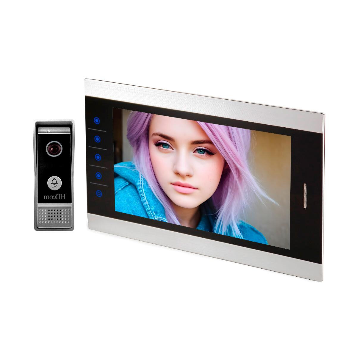 AHD HD домофон HD-ком Мод: S108AHD (R4033301S) 10 дюймов с записью, видеонаблюдение для квартиры, управление замком, запись по движению