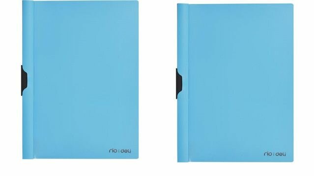 Deli Папка c клипом Vivid для брошюровки, A4, 0,3 мм, 2 шт