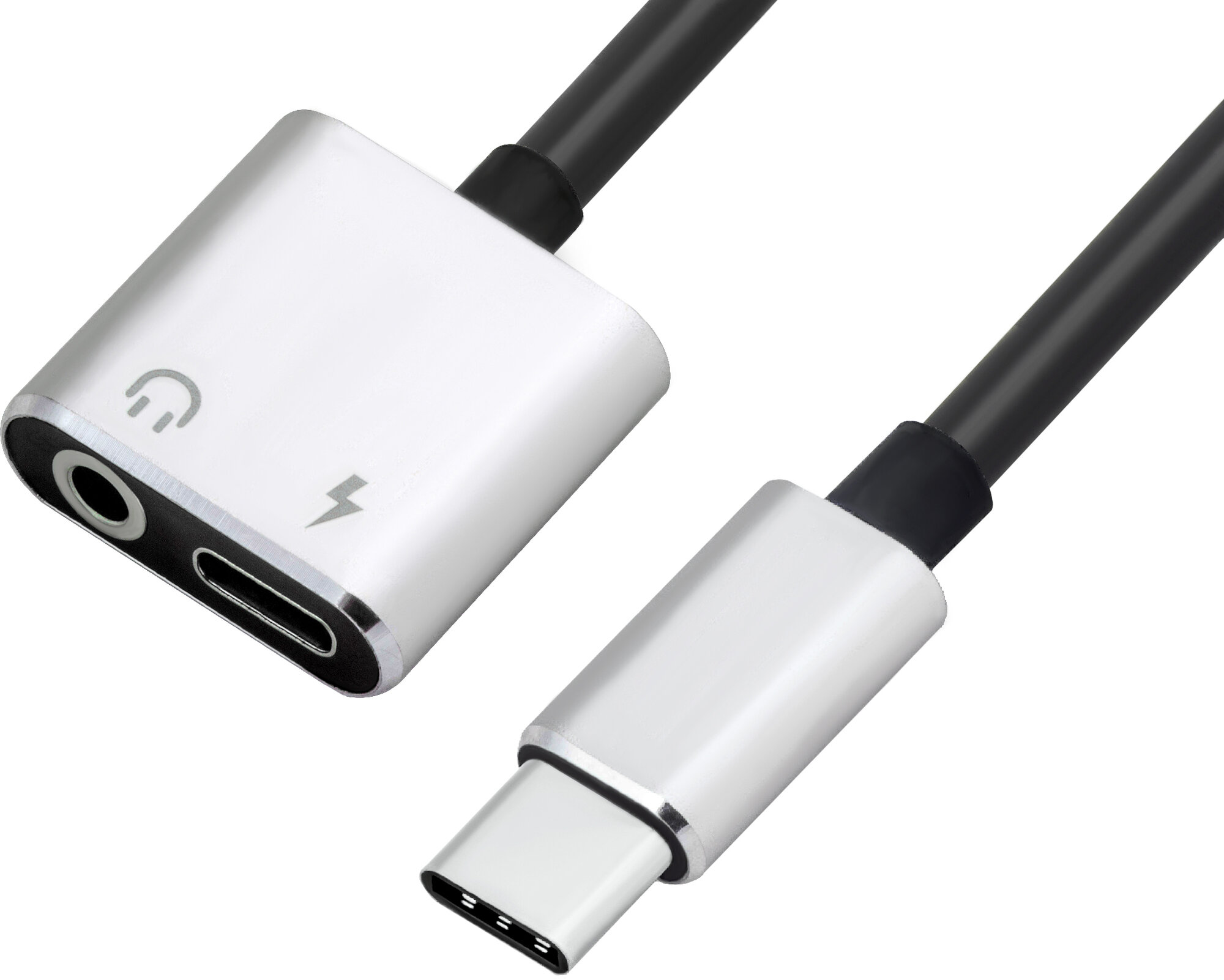 GCR-51148 / Greenconnect Адаптер переходник-гибкий USB 2.0 Type C AUDIO, CMCF+jack 3,5mm F