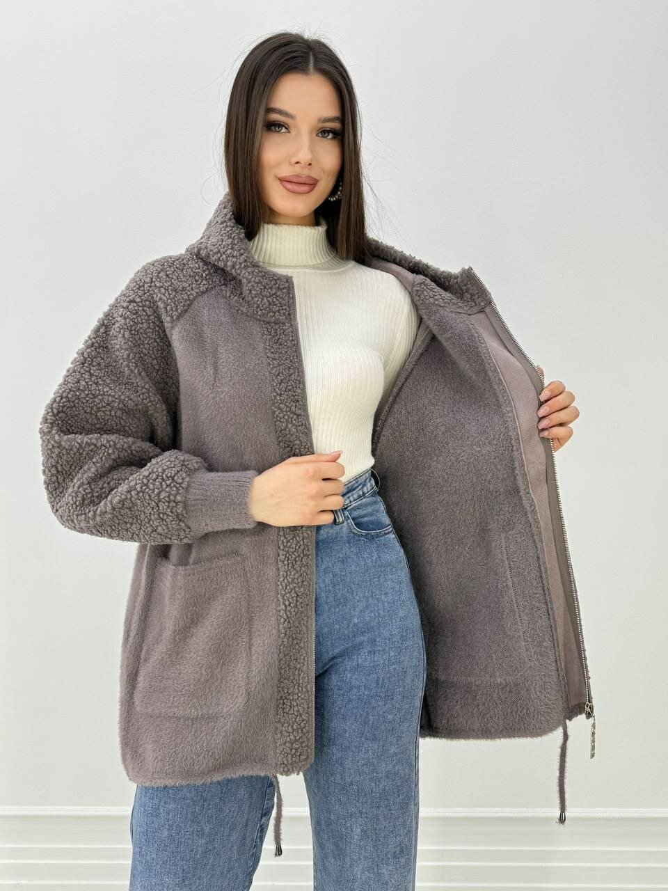 Ветровка  барашек весенняя 54-60