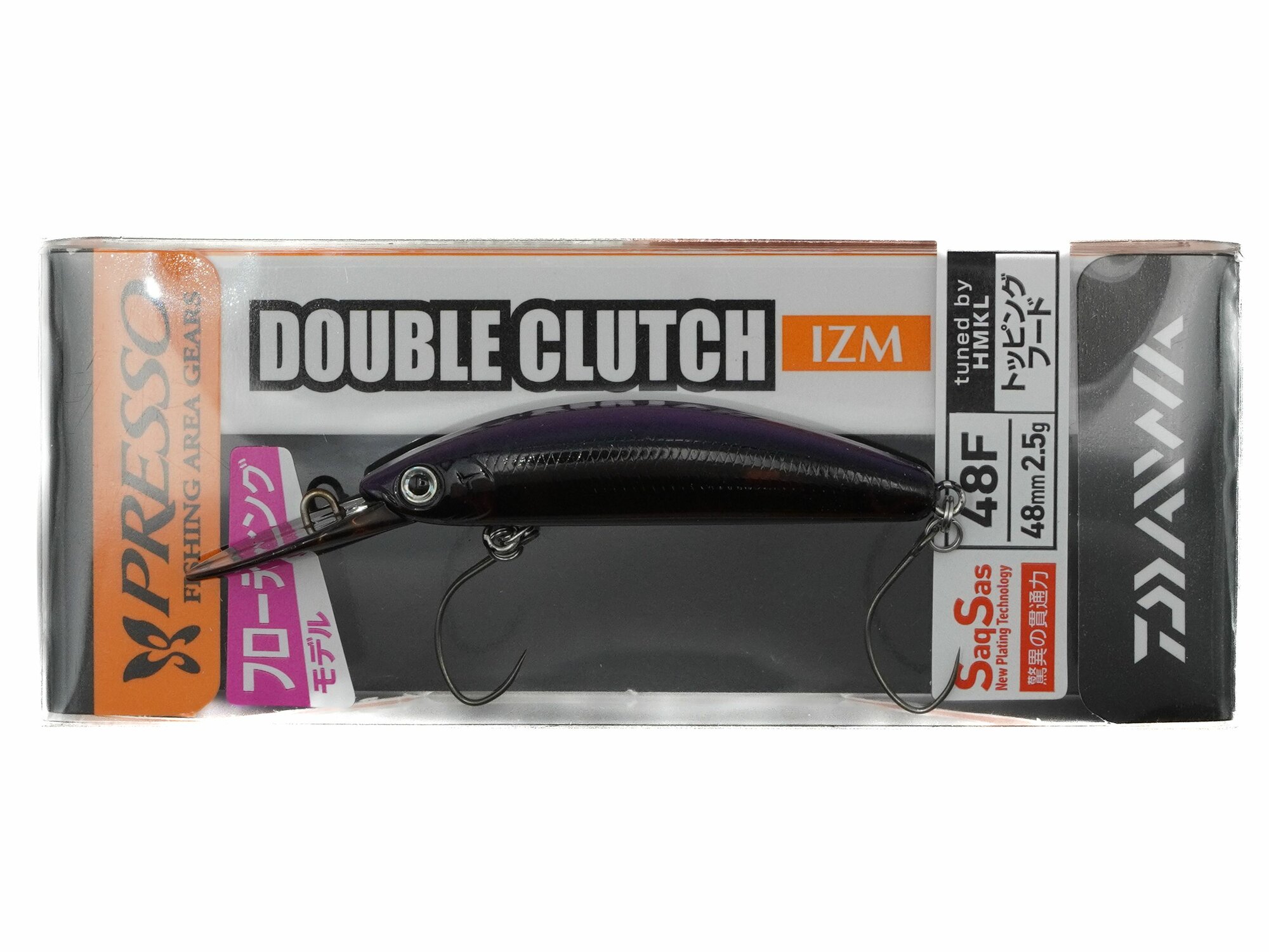 Воблер рыболовный Daiwa Presso Double Clutch 48F, 2.5 г, #MT Flasher
