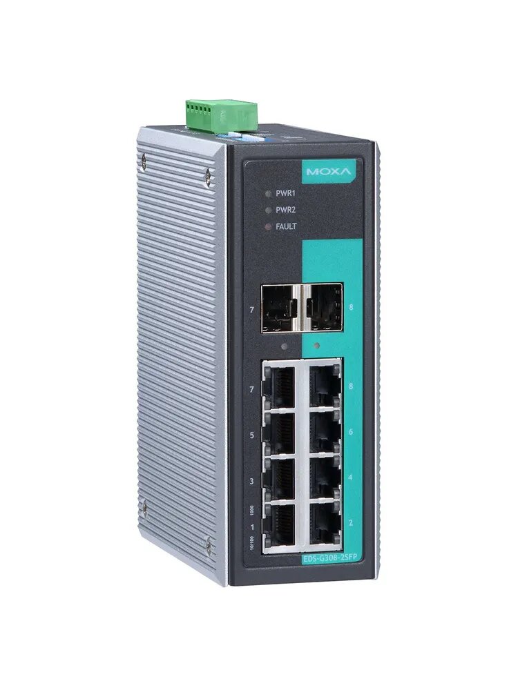 Промышленный коммутатор MOXA EDS-G308-2SFP-T 8-портовый