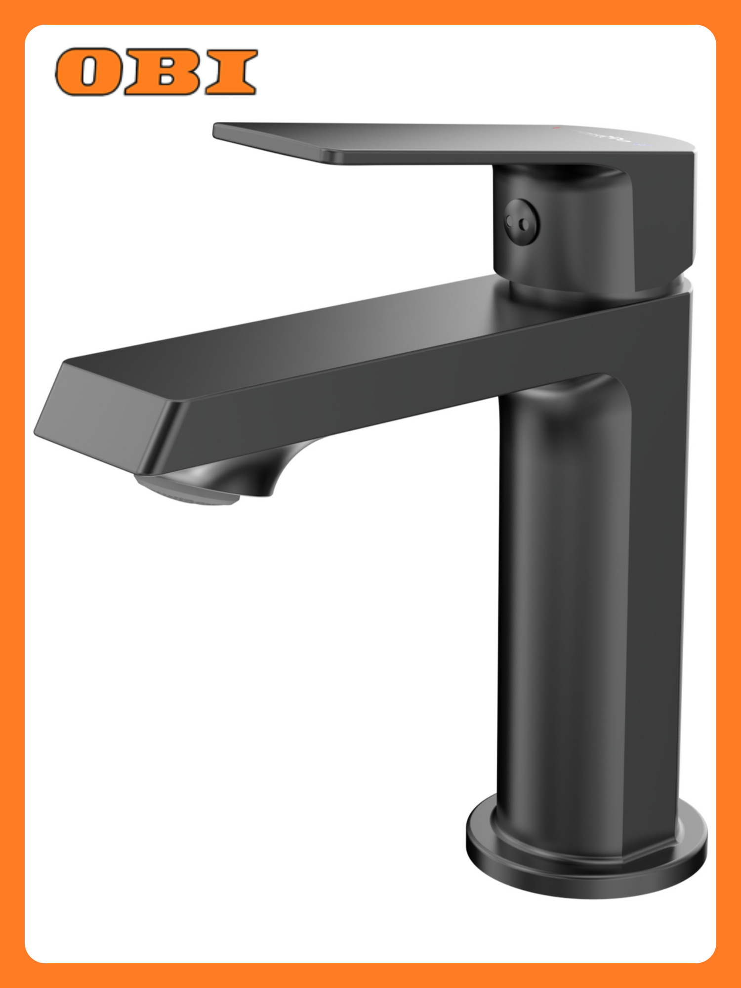 Смеситель для раковины TOKITO TOK-AMA-1011BL (черный), рычажное управление