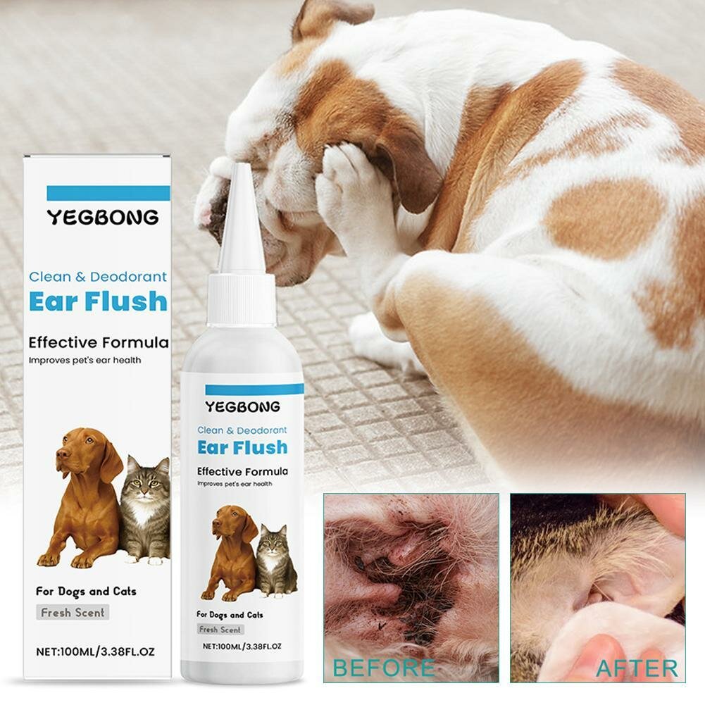 Промывание ушей домашних животных Лечение инфекций Лекарства Промывания и чистящие средства
