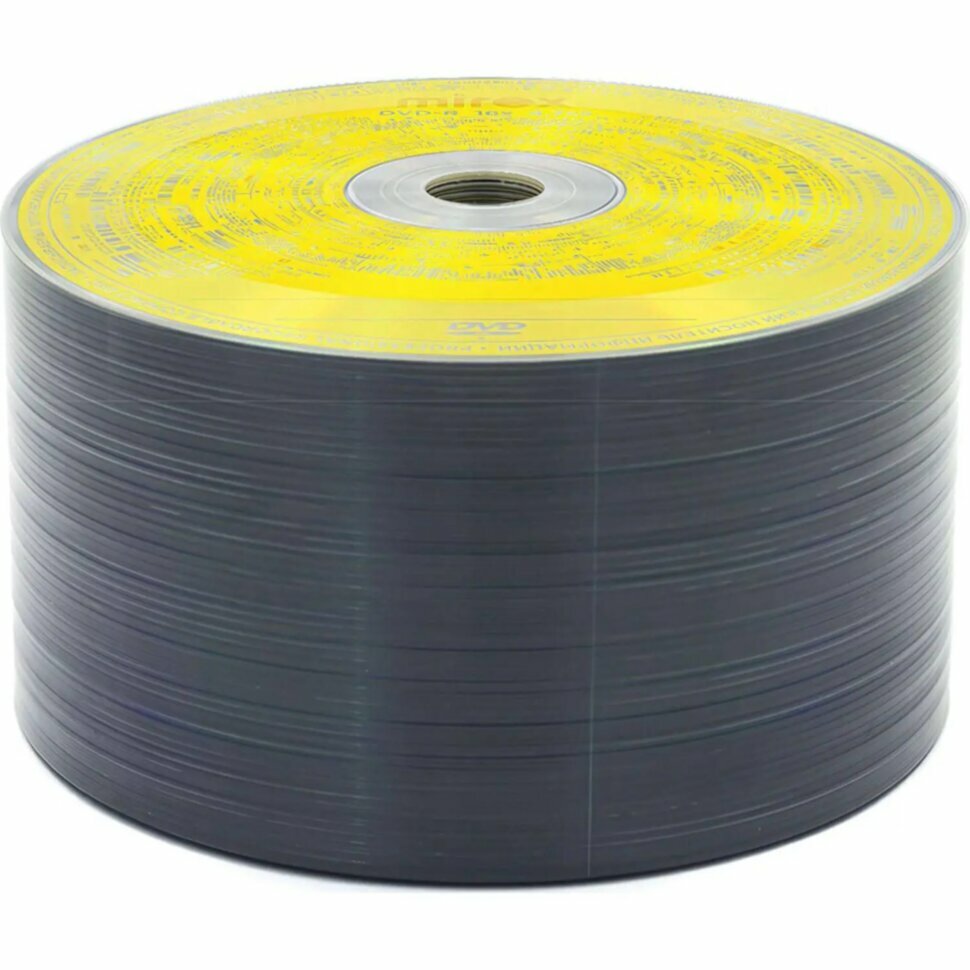 Носители информации DVD-R Mirex 4.7Gb 16x 50шт/уп (50/500) (UL130003A1T), 1835823