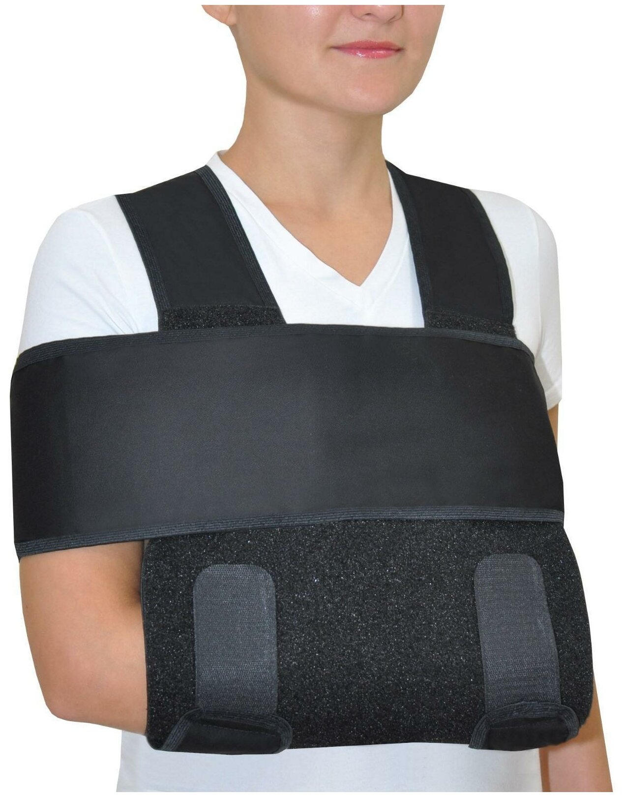 Бандаж для плеча и предплечья - "Крейт" (№1, универсальный, черный) F-229