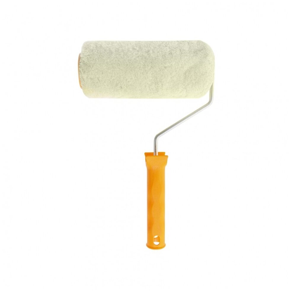 Валик "Фасадные работы",180 мм, ворс 18 мм, D 48 мм, D ручки - 6 мм, полиакрил, полиэстер Сибртех, 80206