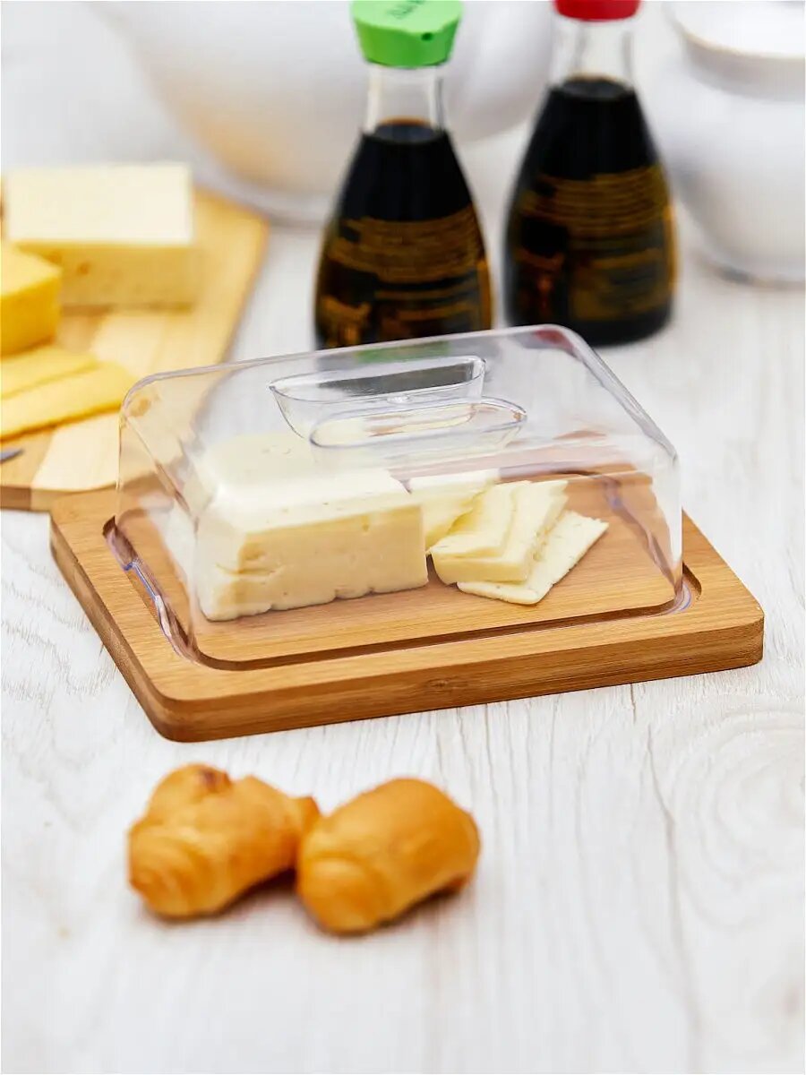 Маслёнка-сырница 200*150*15 мм