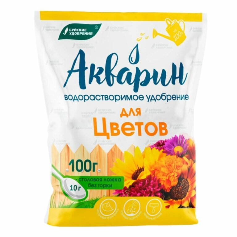 Удобрение для цветов Акварин БХЗ (100 г)
