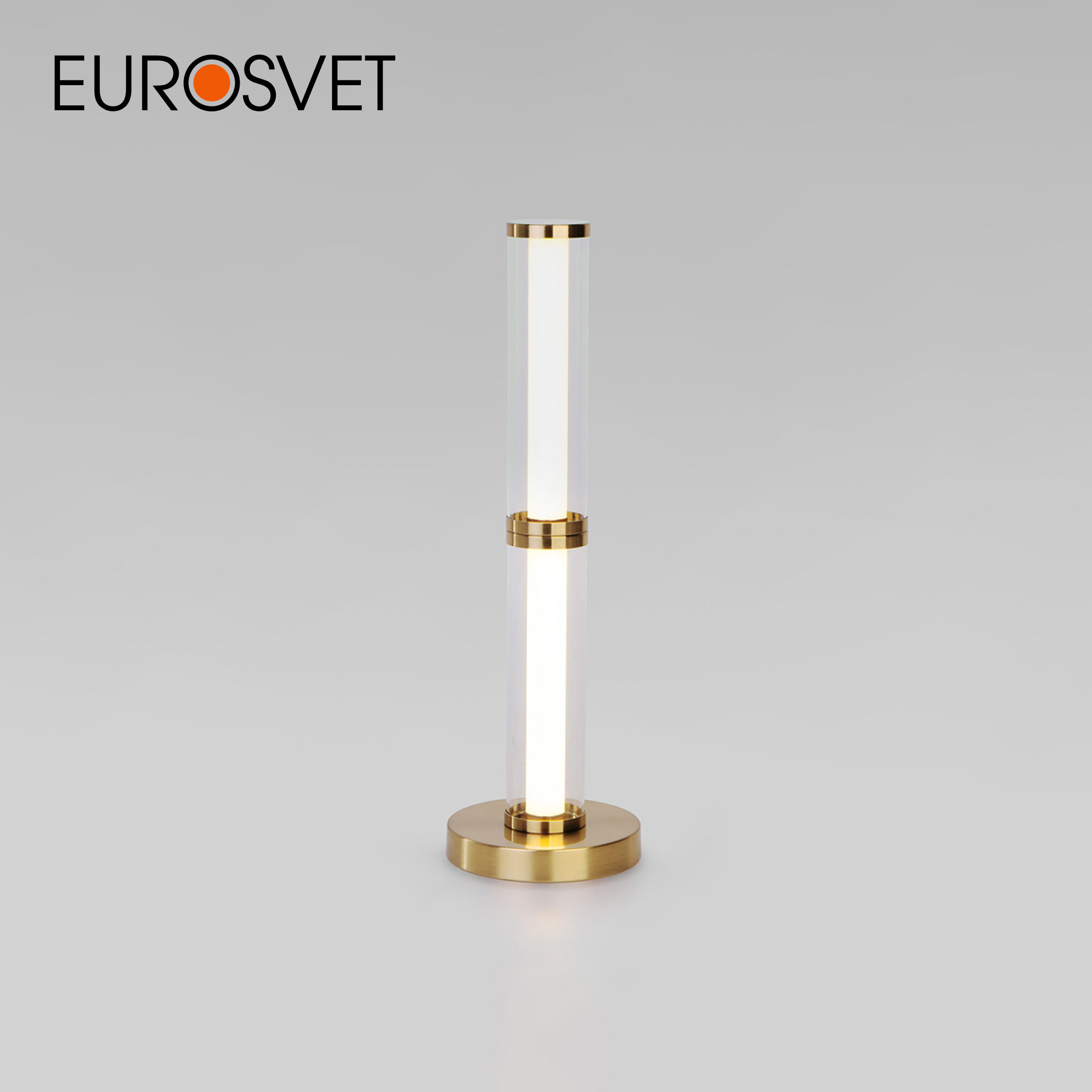 Настольная лампа / Светильник настольный светодиодный Eurosvet Stark 80536/1, 11 Вт, 3000K, цвет латунь