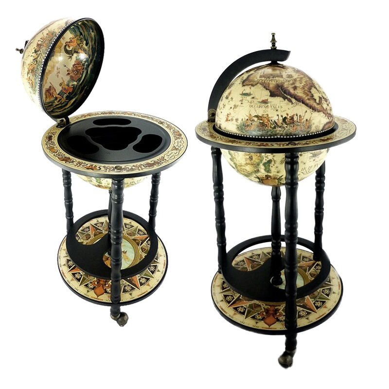 Глобус-бар напольный D=33 см, 88*44*44 см.