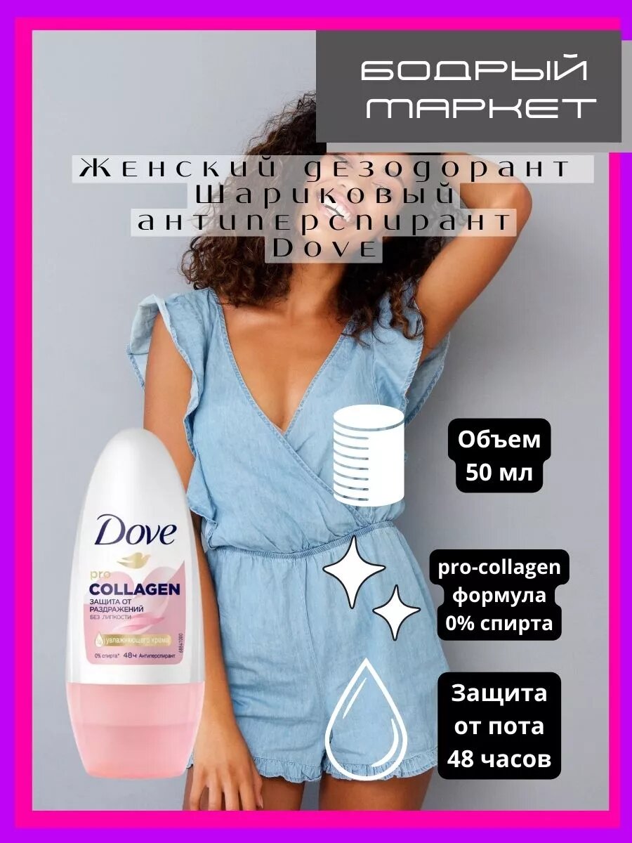 Антиперспирант шариковый Pro-Collagen 50 мл