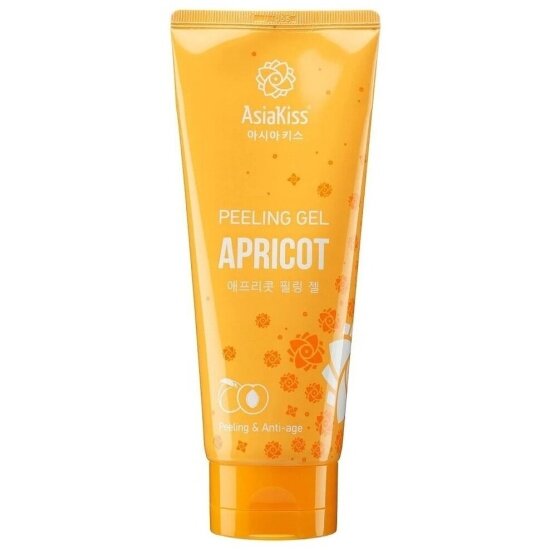 Пилинг гель для лица Asiakiss с эсктрактом абрикоса, 180 мл