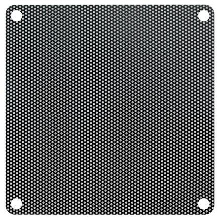 Фильтр для вентилятора сетка ПВХ 140x140 мм, чёрный