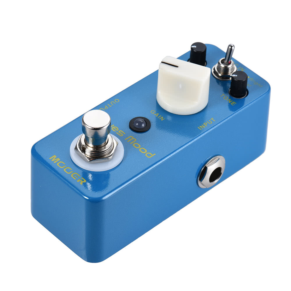 MOOER Blue Mood Blues Стиль Overdrive Guitar Effect Pedal 2 Режимы (яркий / жирный)