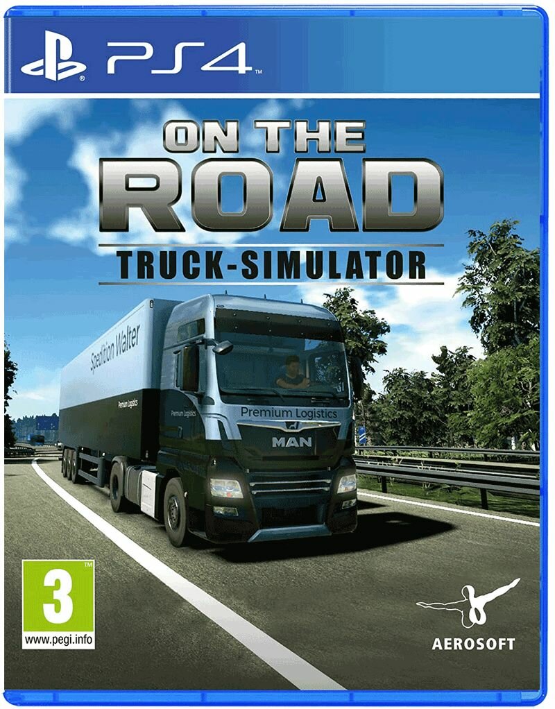 Игра On The Road: Truck Simulator (английская версия) для PS4
