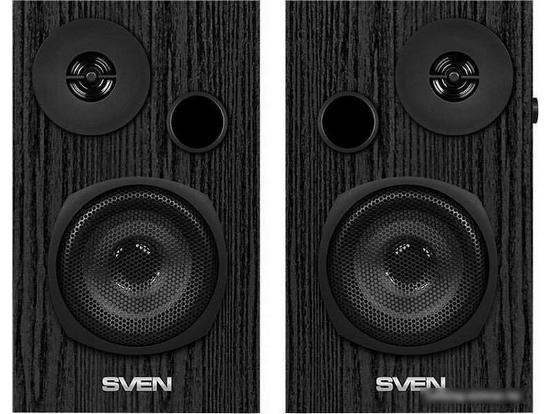 Колонки SVEN AC SPS-585 SV-019679, 20Вт, дерево, магнитная защита, черный