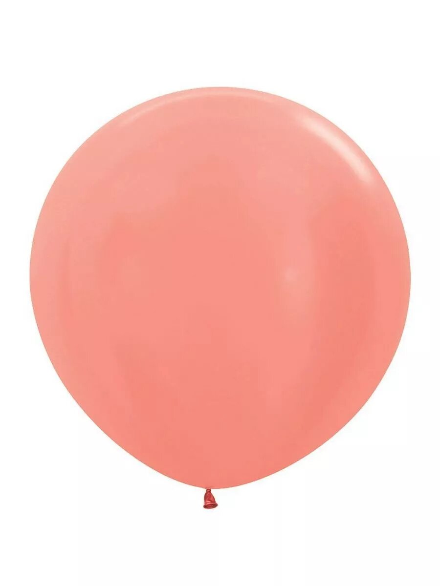 Розовое Золото, Метал / Rose Gold, латексный шар (24"/60 см ) 10 шт. / SEMPERTEX, Колумбия