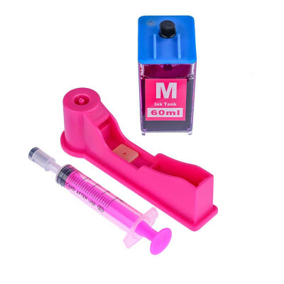 Чернила для заправки картриджа HP 178, 920 XL, 655, пурпурные