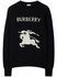 Джемпер BURBERRY, размер XL, черный
