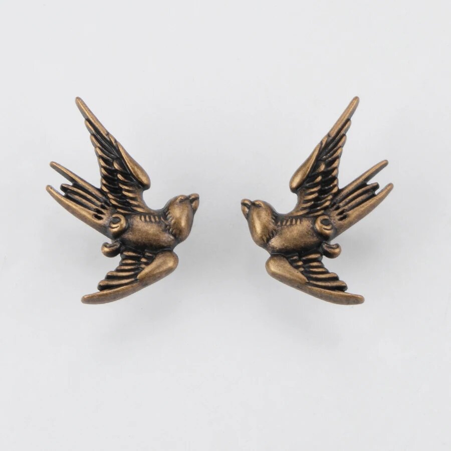Ручка для шкафа KEDLO яркое золото Antique Brass-A Pair