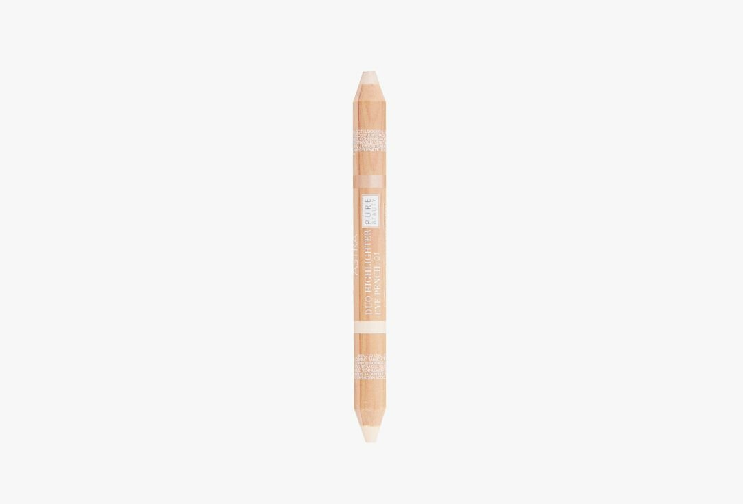 Хайлайтер В карандаше 2 В 1 ASTRA PURE BEAUTY DUO HIGHLIGHTER 4.2 г 1