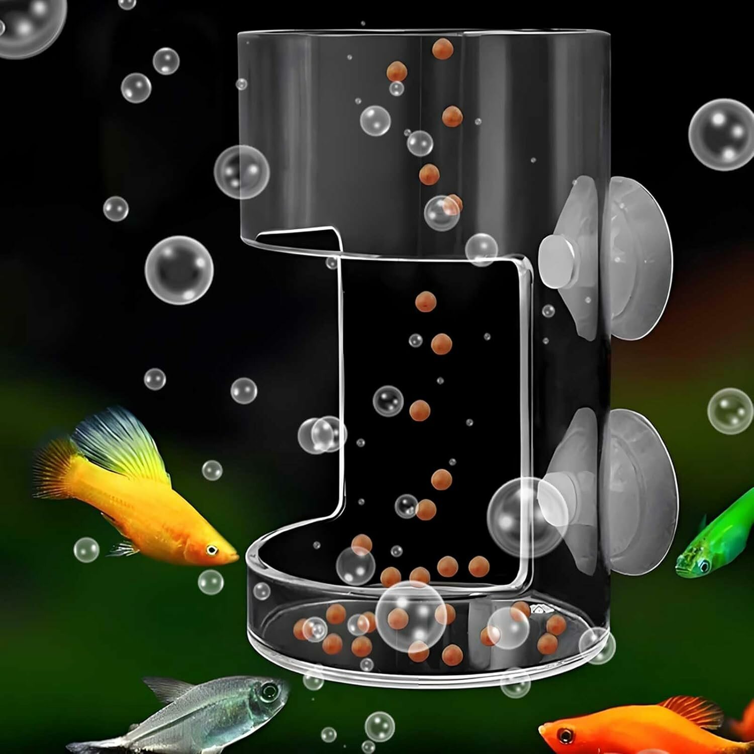 Кормушка для аквариума с рыбой