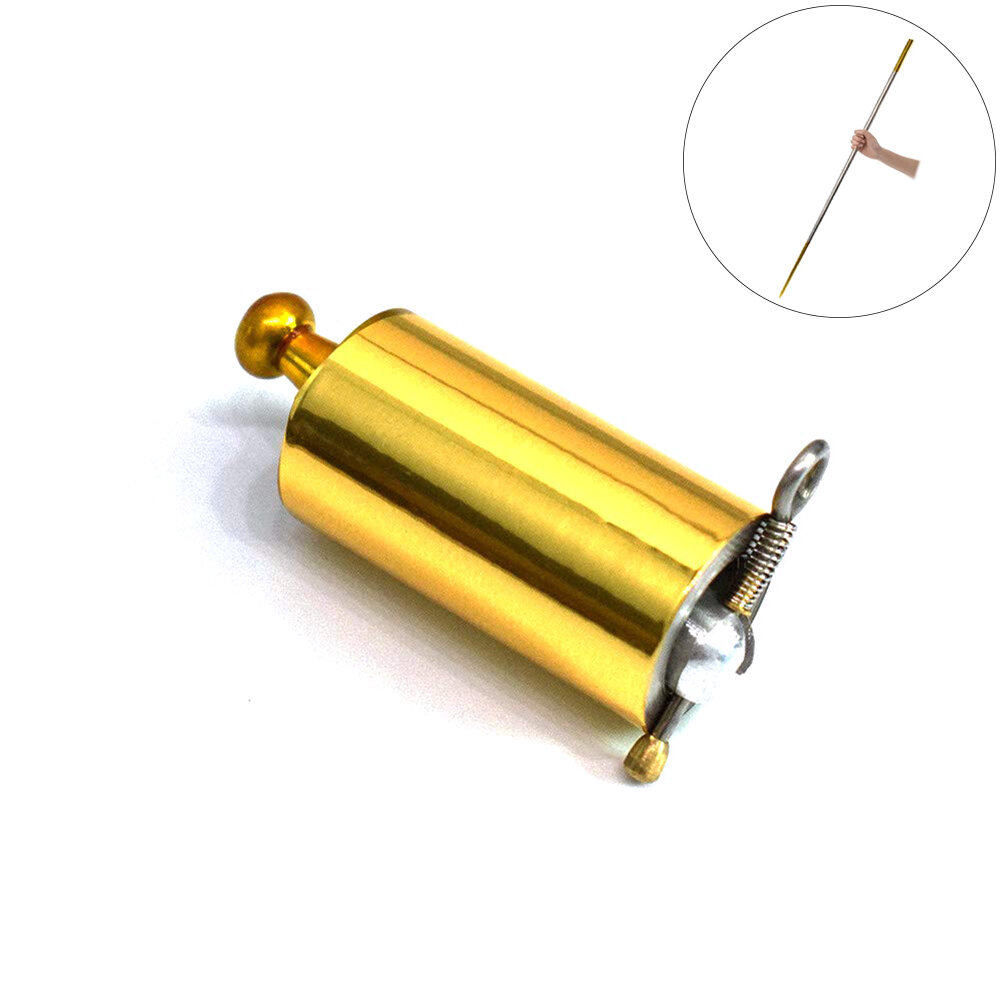 Портативная волшебная палочка, телескопический металлический посох для боевых искусств, волшебный реквизит, забавный аксессуар для вечеринки, легко носить с собой