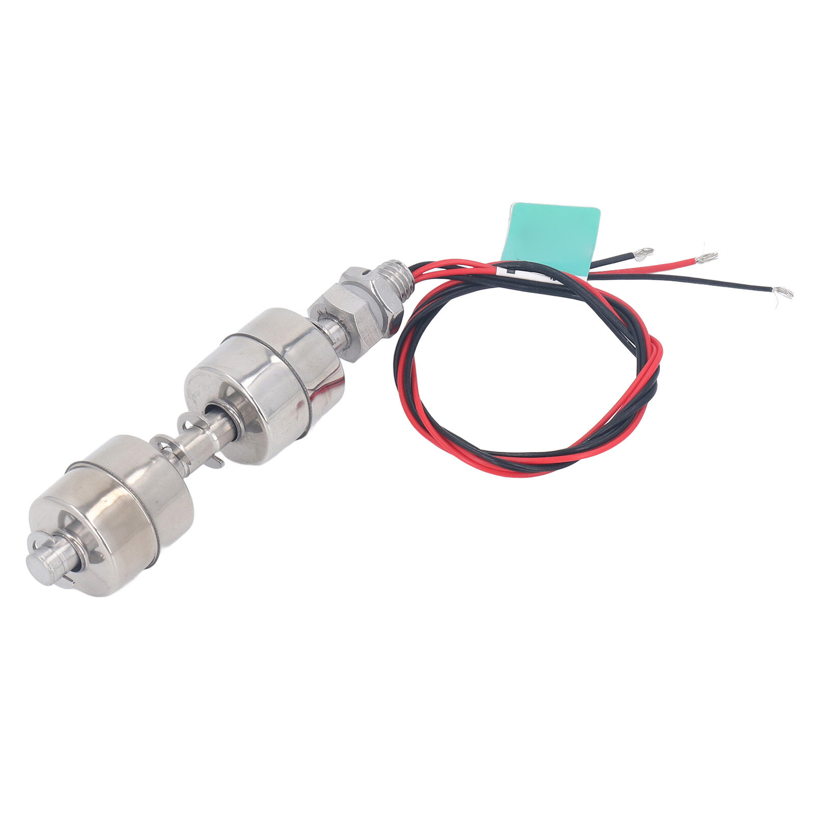 Двойной шариковый поплавковый выключатель 100 мм с проводом. Контроллер уровня жидкой воды. Поплавковый датчик из нержавеющей стали. Высокое напряжение 0‑220 В.