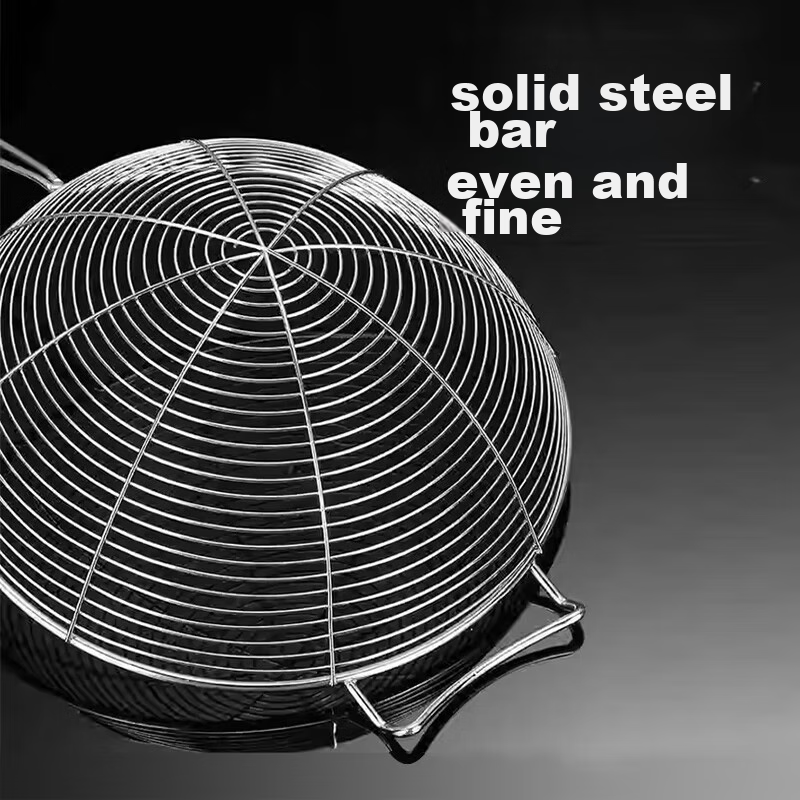 Сито Wutian из нержавеющей стали, шумовка с мелкой сеткой, 18 см