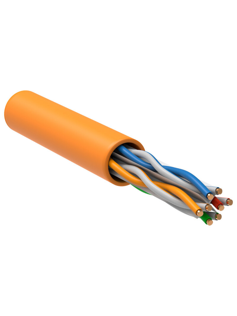 Кабель ITK LC1-C604-127 оранжевый 305м