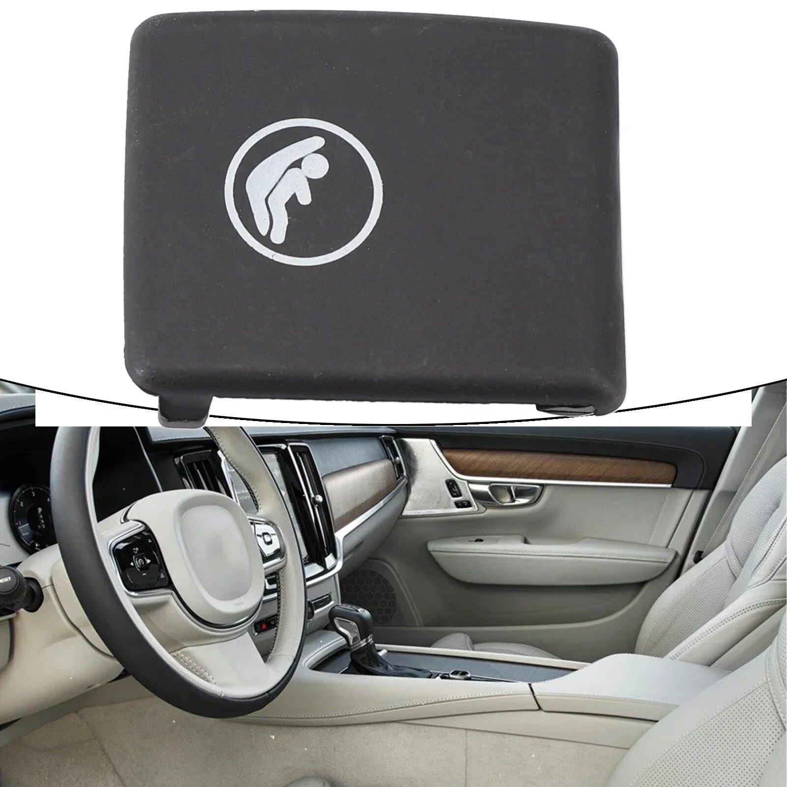 Автомобильное заднее детское сиденье Isofix, черный пластиковый колпачок для Volvo S90 V90 S60 XC40 XC60 31685074 31685072 Автозастежка