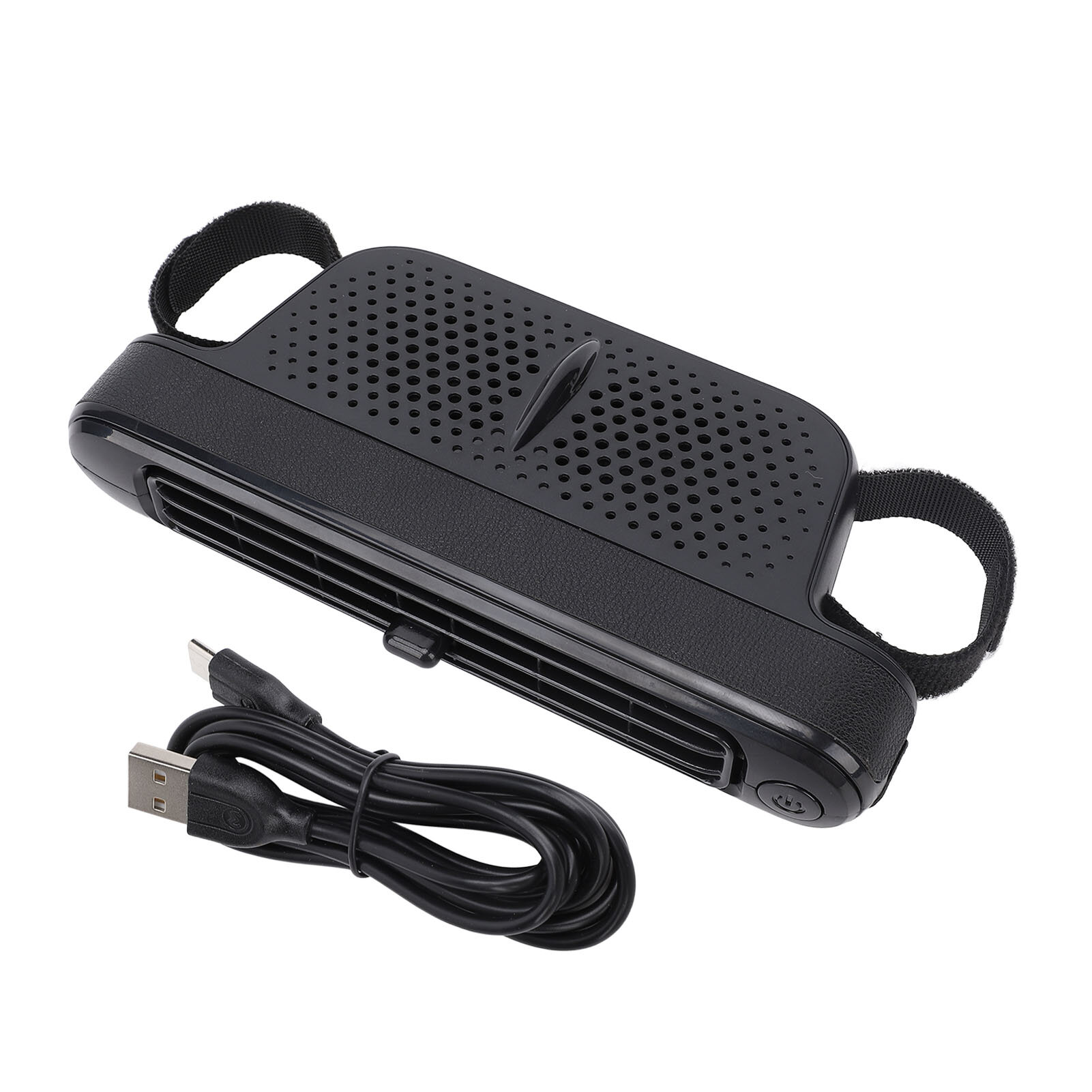 Вентилятор автомобиля для на заднем сиденье охлаждение сиденья вентилятор 3 скорость USB -автомобиля вентилятор USB -автомобиль для переднего угла задних сиденья регулируемый черный