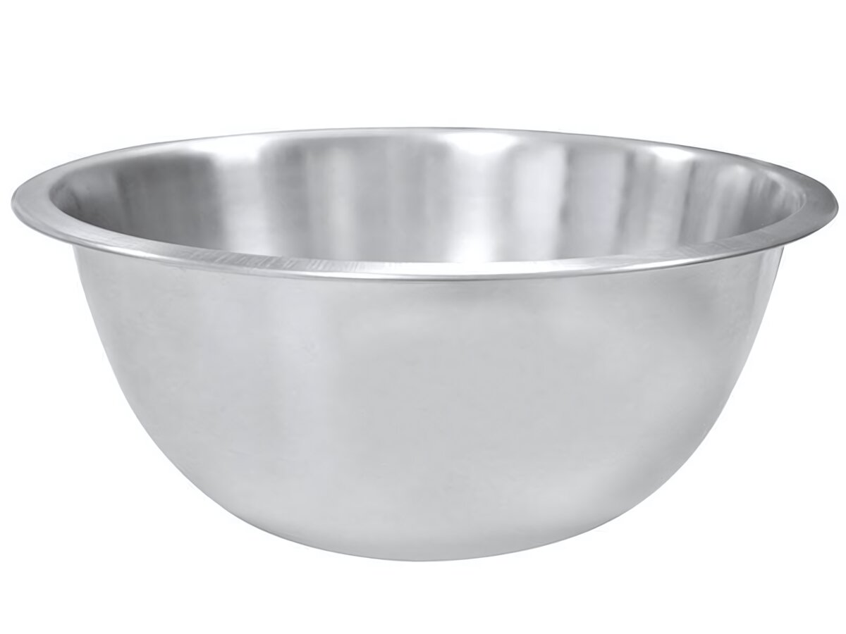 Миска глубокая 34см/6,5л, нержавеющая сталь, универсальная для салатов и блюд