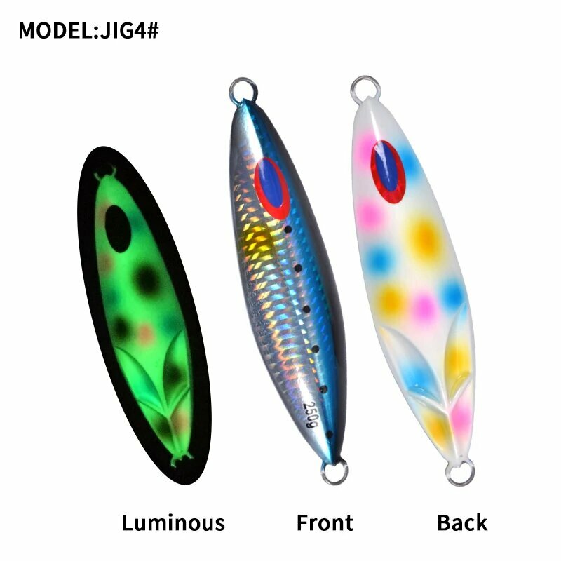Приманка для морской рыбалки JIG4-Glow, 200g