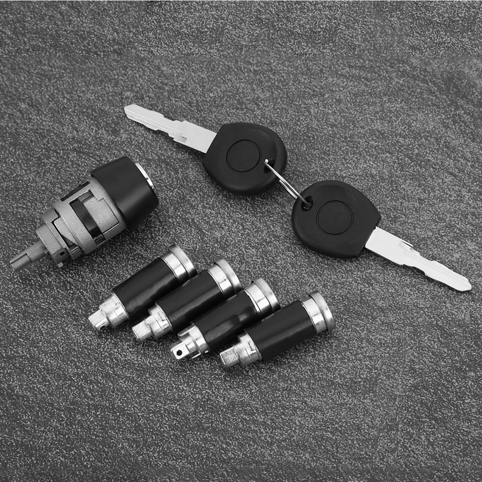 Цилиндр замка зажигания и ключ подходят для Transporter T4 Caravelle 1990-2003 357905855A