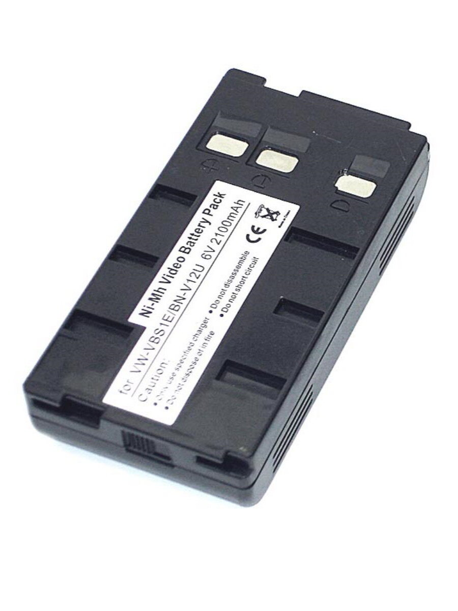 Аккумулятор для видеокамеры JVC BN-V10U, BN-V11U, 6V, 2100mAh, код mb077159