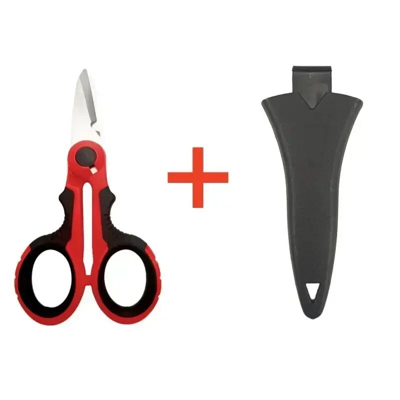 Портативные рыболовные ножницы из нержавеющей стали 420, инструменты для электрика для резки полиэтиленовой плетеной лески, приманка для карпа - прочные портативные ножницы