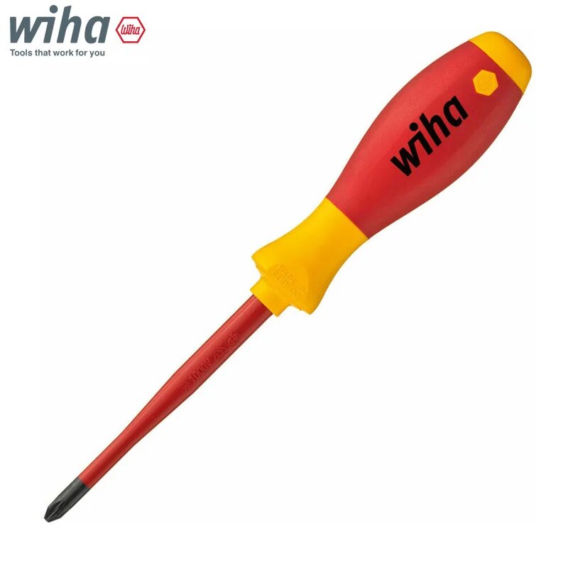 Wiha 35393 PH1 Отвертка SoftFinish Electric SlimFix