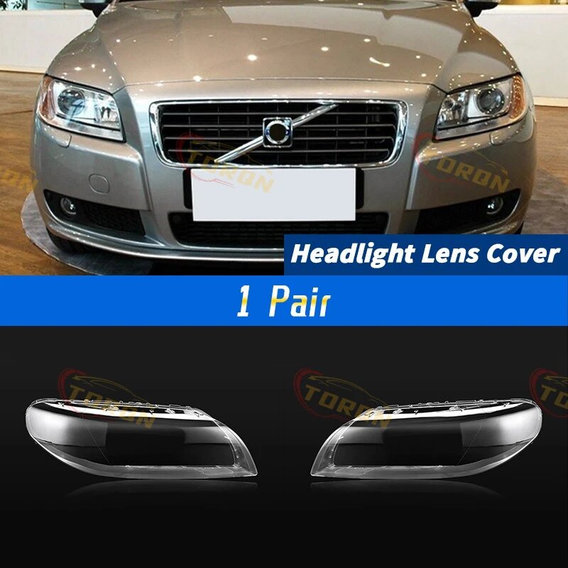 Для Volvo S80 S80L 2006-2016 автомобильная фара крышка абажур фары крышка фары автозапчасти аксессуары 1 Pair