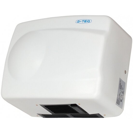 Сушилка для рук G-teq антивандальная 8828 MW, 1,5 КВт, металл белый