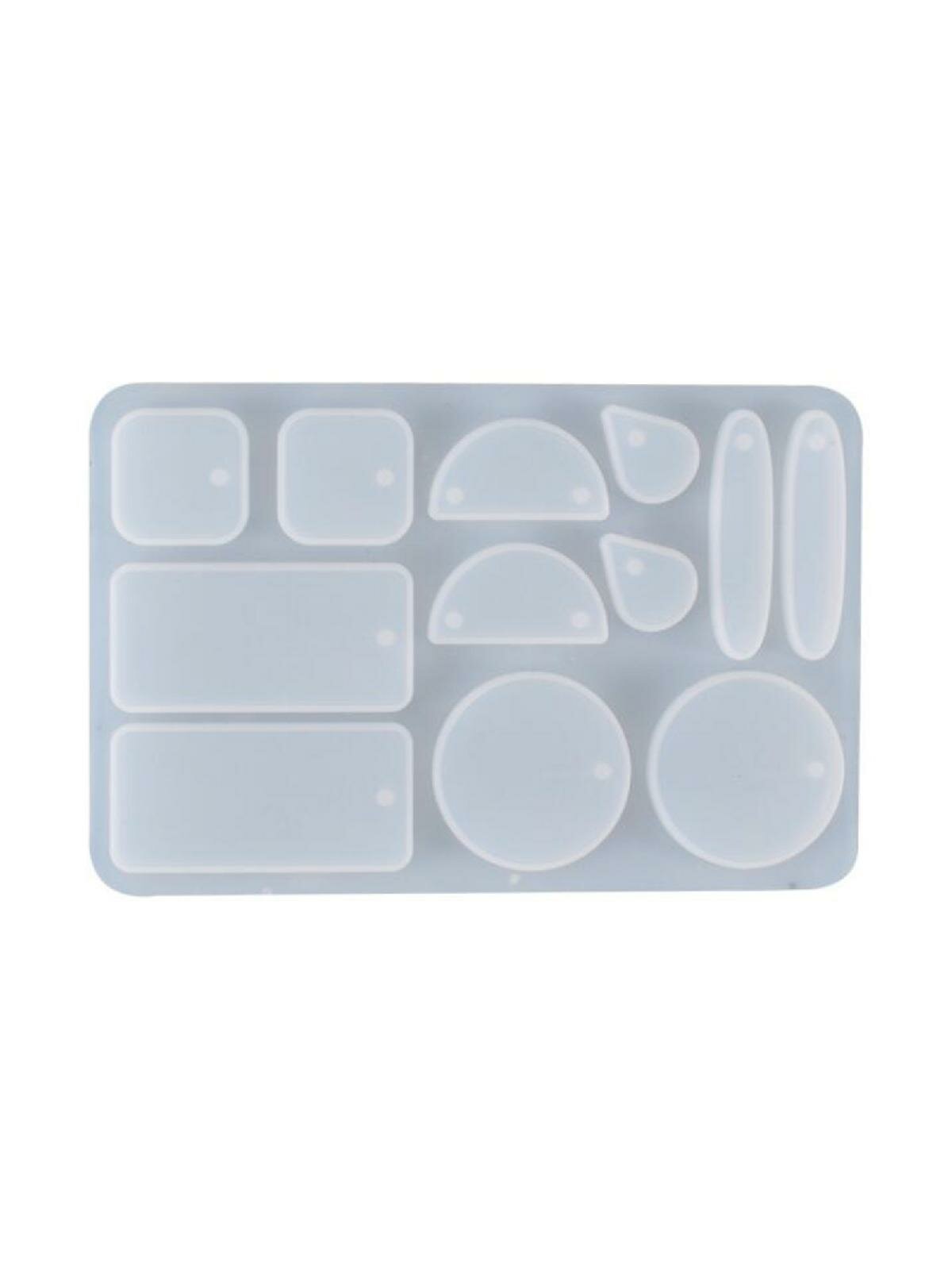 Сделай сам кристалл эпоксидной смолы силиконовые серьги кулон плесень