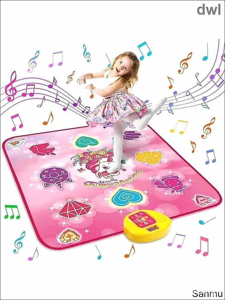 Музыкальный танцевальный коврик с Bluetooth для детей