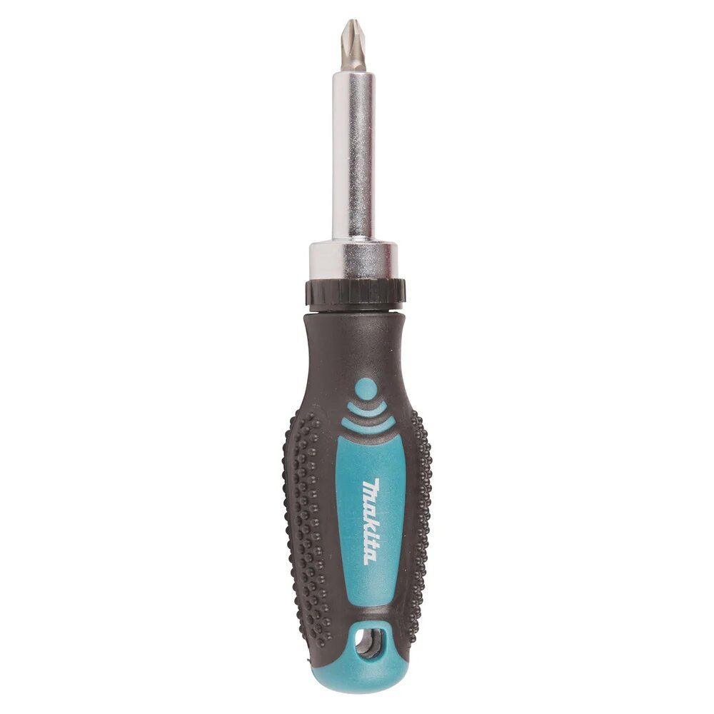 Ручная отвертка Makita D-58833, стальной стержень, размер PH2 для надежной фиксации крепежей