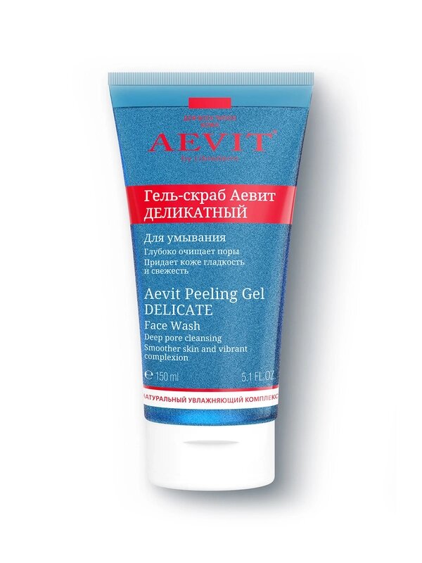 Гель-скраб деликатный для умывания AEVIT BY LIBREDERM, 150 мл