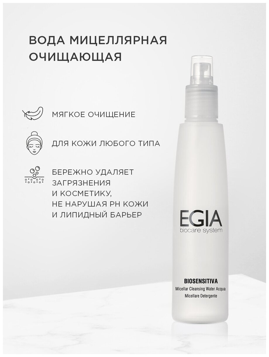 EGIA Вода мицеллярная очищающая, 200 мл