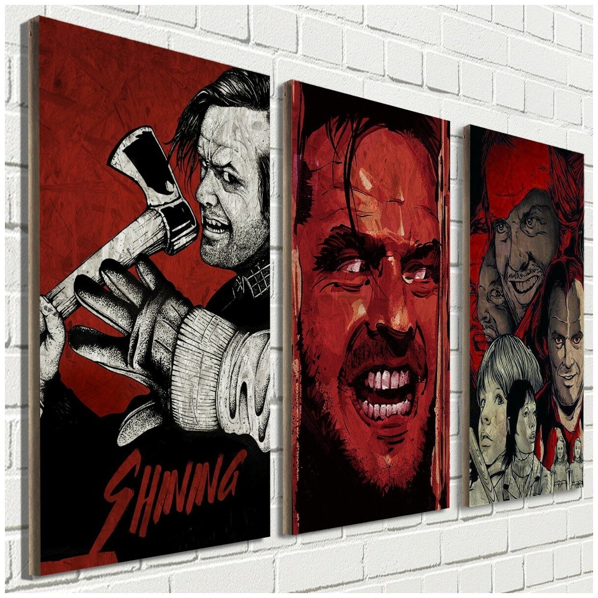 Модульная картина Фильм Сияние (The Shining, Стивен Кинг, Стэнли Кубрик, Джек Николсон, мистика, триллер) - 1037